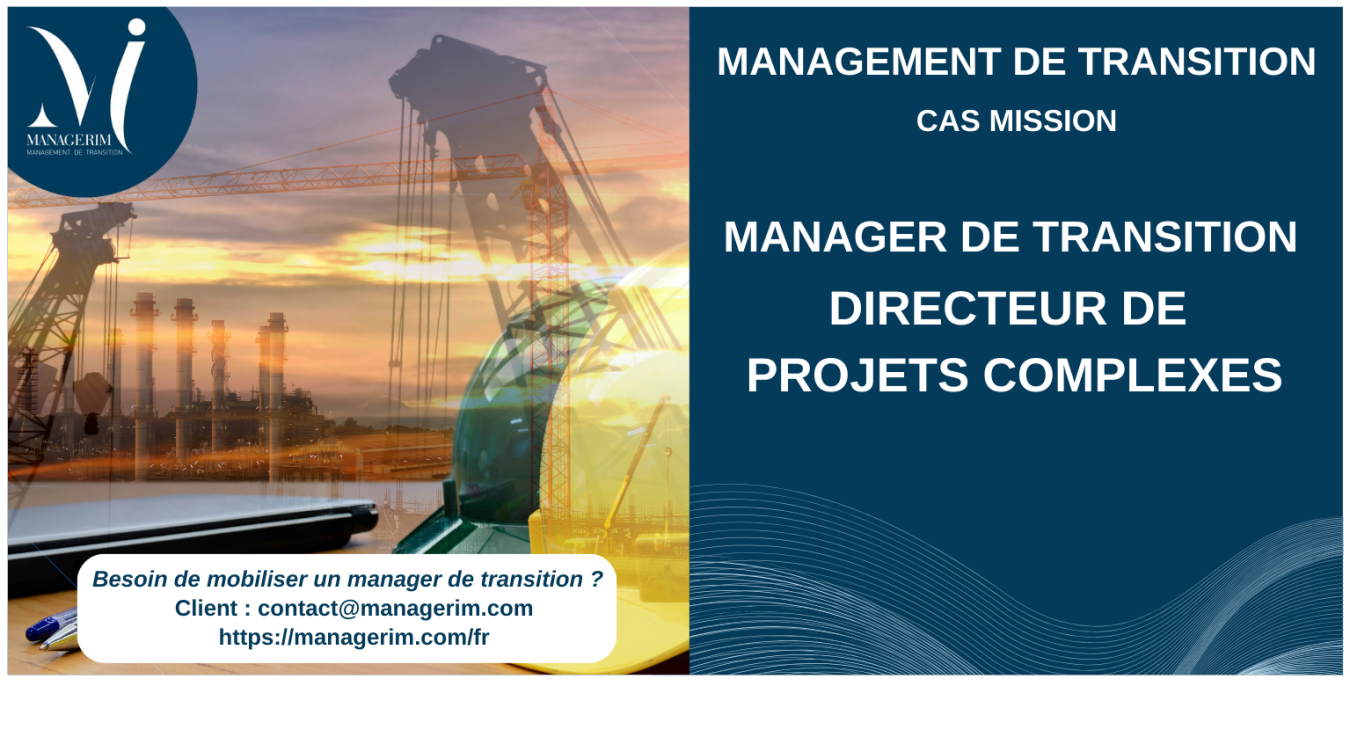 Manager de Transition - Directeur de Projets Complexes - BTP / Construction I Cas Mission ...